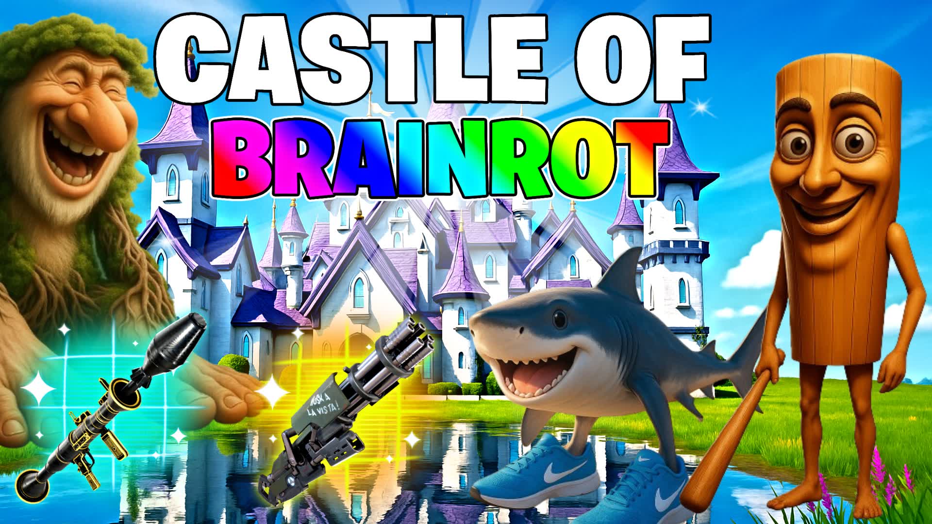 CASTLE OF BRAINROT FFA TRALALE UNC SAHUR 6995-0594-3597 by rxci - Fortnite