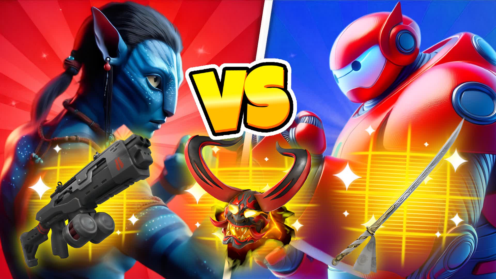 BAYMAX VS AVATAR 🔴🔵 SUPERS 7583-5674-2717 by teoz - Fortnite Creative ...