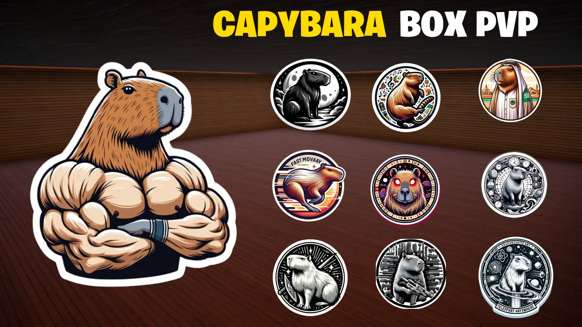🐹CAPYBARA BOX PVP📦 8156-9487-3000 من ابتكار twoody - Fortnite