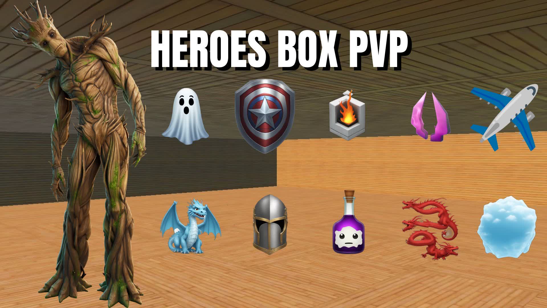 HEROES BOX PVP 📦 6362-4295-8852 by notemxn - Fortnite Creative Map Code - Fortnite.GG