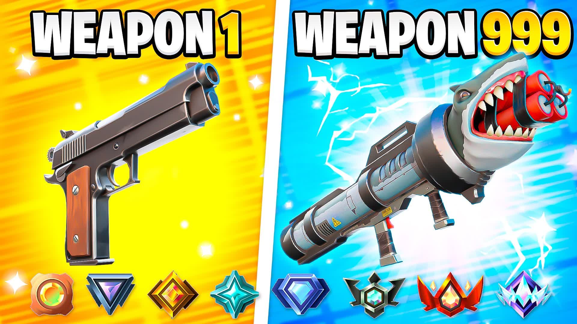 🦈 SHARK GUN GAME 🎯 ONE SHOT 2612-4186-6520 by morozov - Fortnite ...