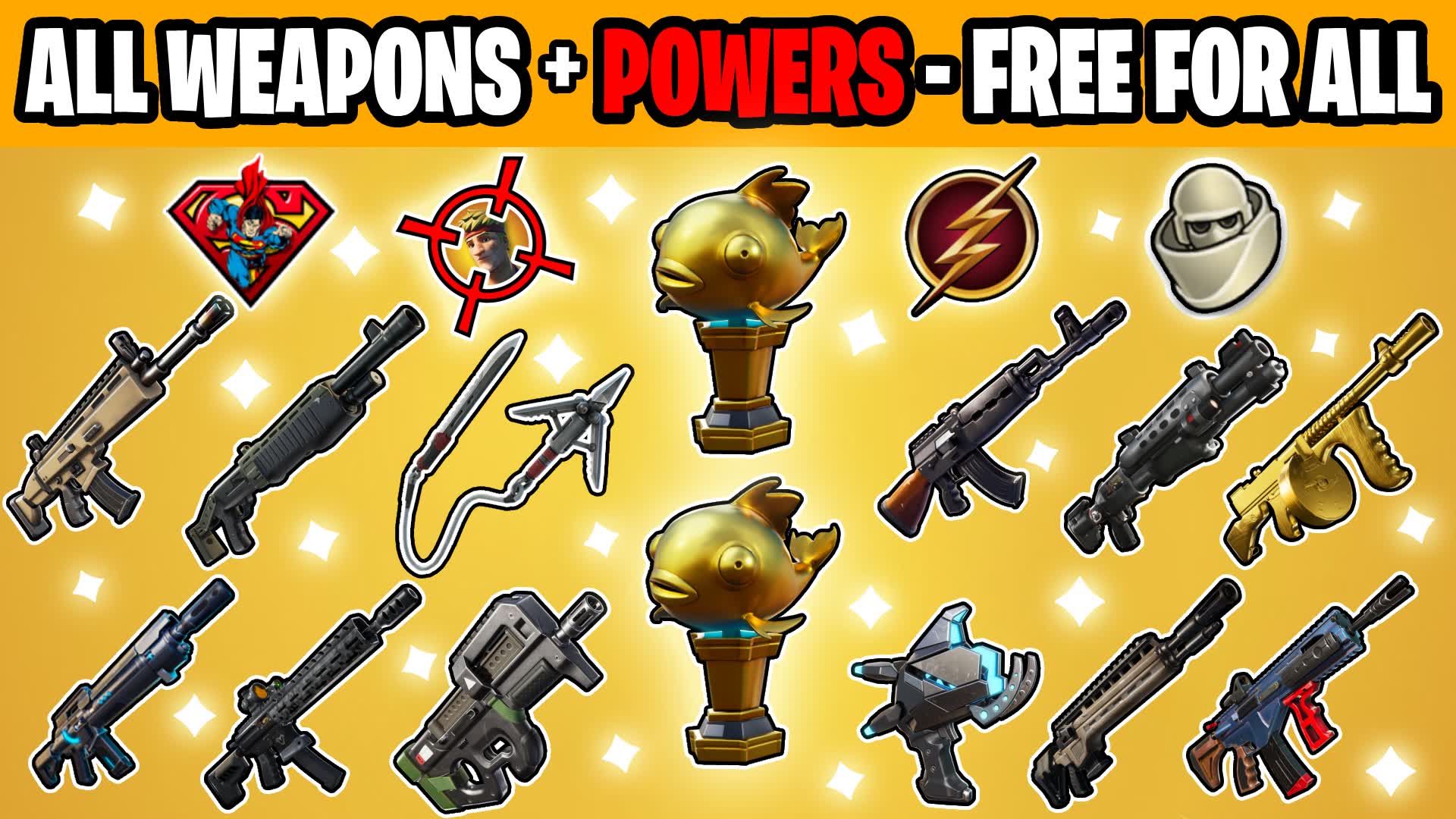 ALL WEAPONS - FREE FOR ALL 0817-5500-1706 by ghosthq - Fortnite ...