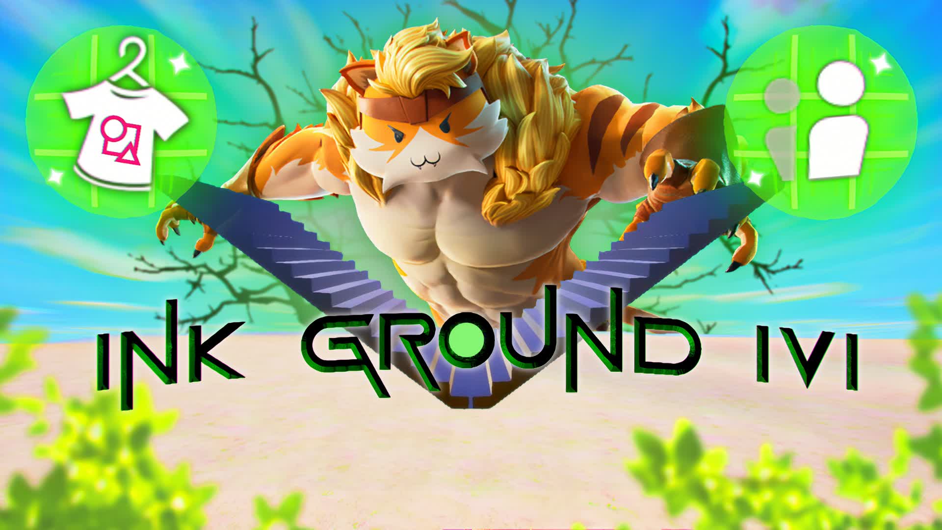 ink ground 1v1 🌿 7357-3585-1815 by maskyt - Fortnite