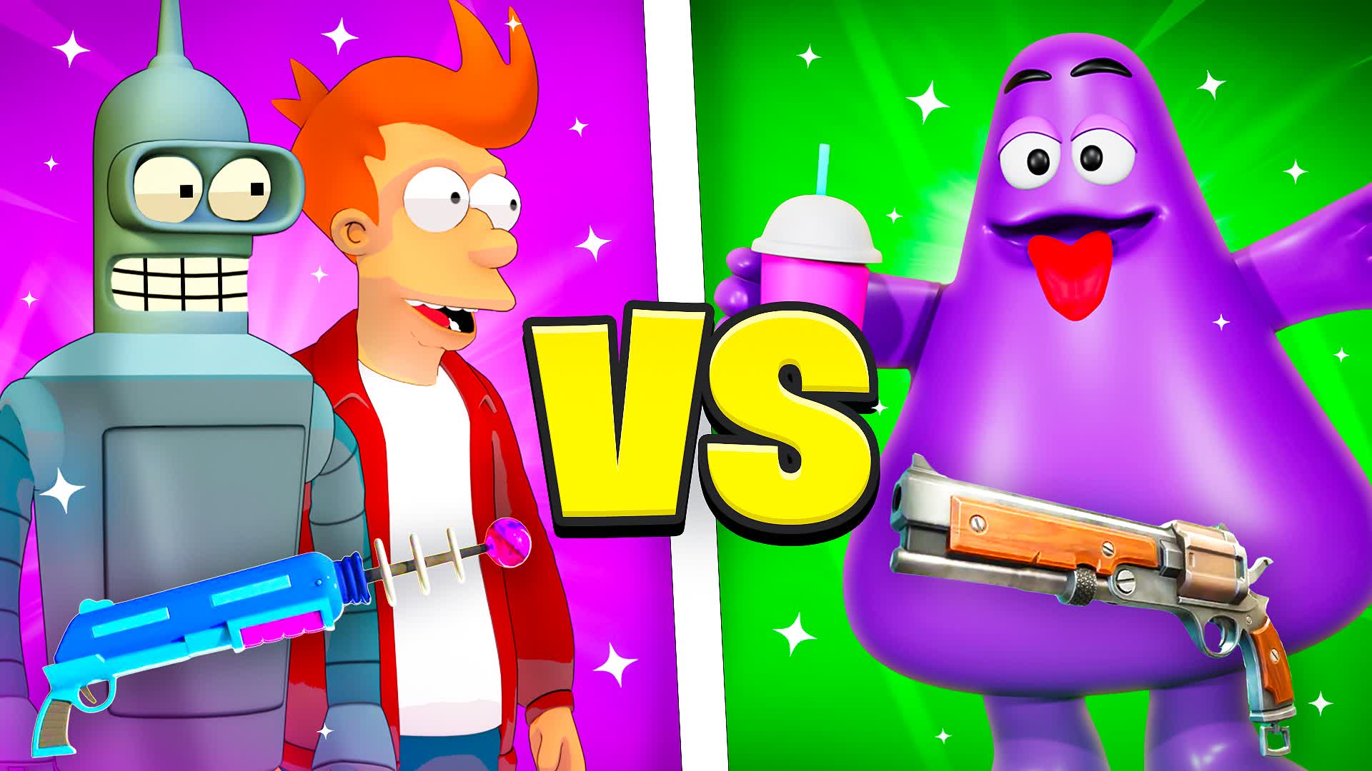 🤖 FUTURAMA VS GRIMACE SHAKE 🍧 7709-9418-4743 by nesyo - Fortnite ...
