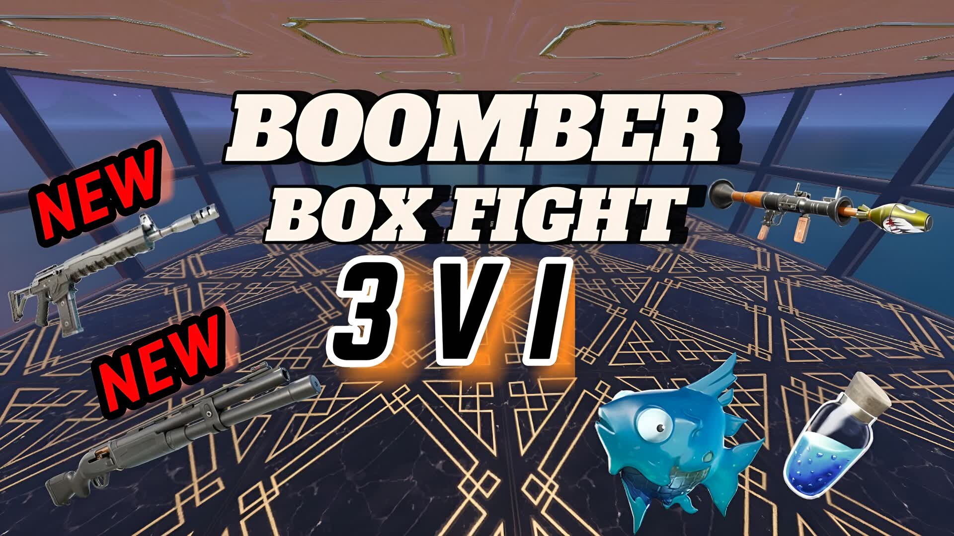 💣 BOMBER BOX FIGHT [3V1] 💣 5681-3554-4479 par az24 - Fortnite