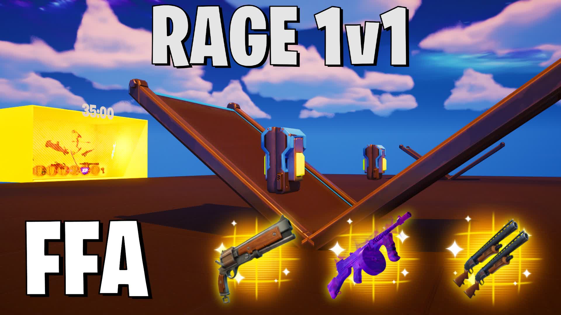 😈 RAGE 1v1 - ALL GUNS 8376-1920-1874 by philip2w - Fortnite Creative ...