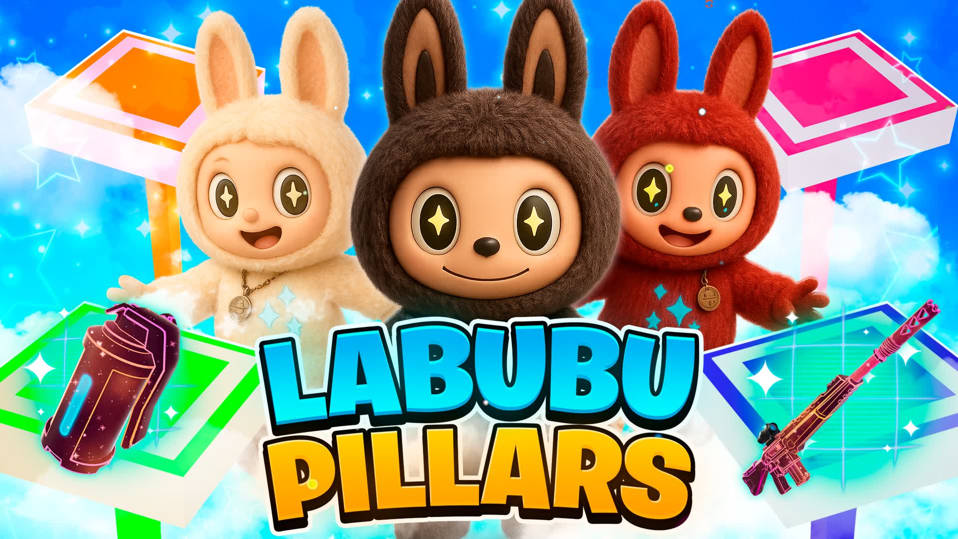 NEW LABUBU PILLARS!🐰 2500-1494-1758 by forgexstudios - Fortnite ...