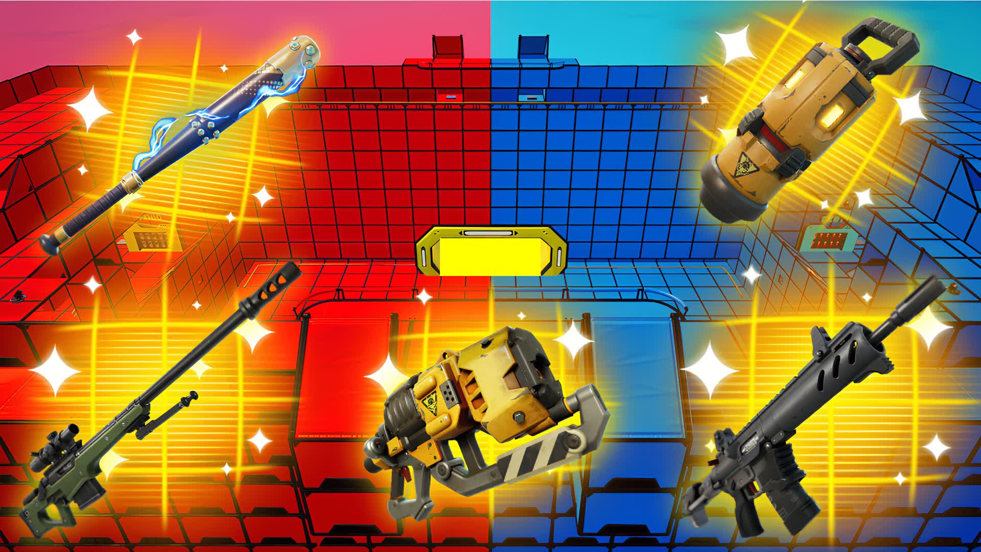 AMAZING RED VS BLUE 🔴🔵 5905-6633-2781 by silviufn - Fortnite Creative ...