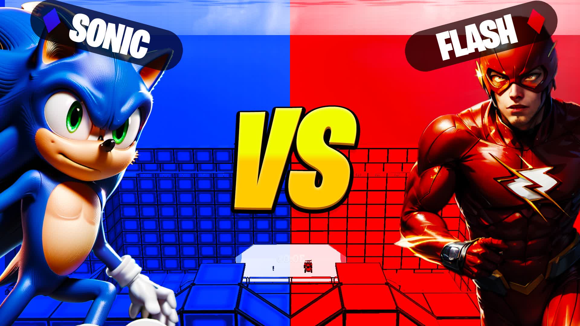 🔵 SONIC VS FLASH 🔴 3601-6830-1706 by benjamin.fn - Fortnite Creative Map Code - Fortnite.GG
