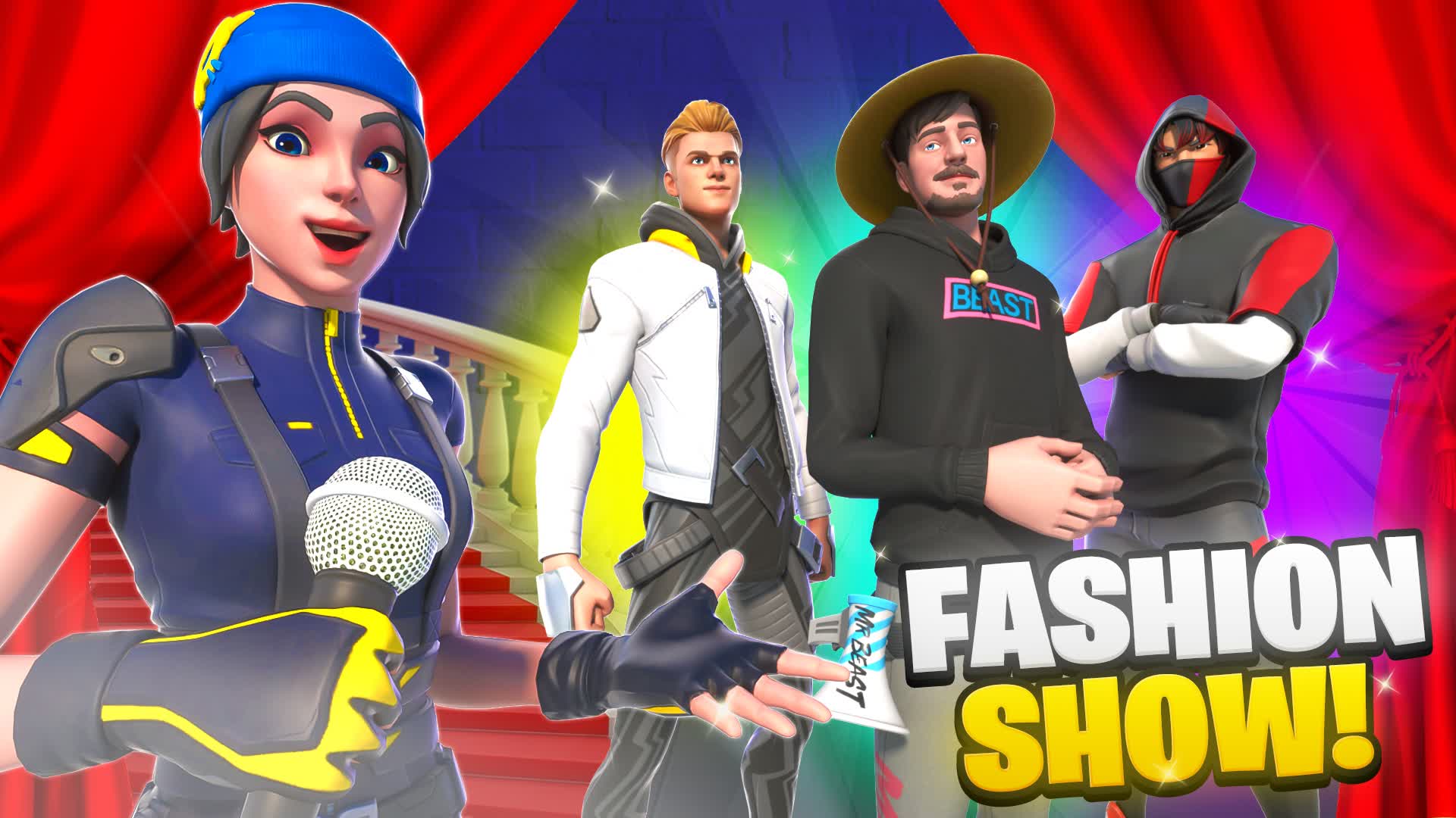 100 Player Fashion Show - 4389-3574-0483 | Fortnite Zone
