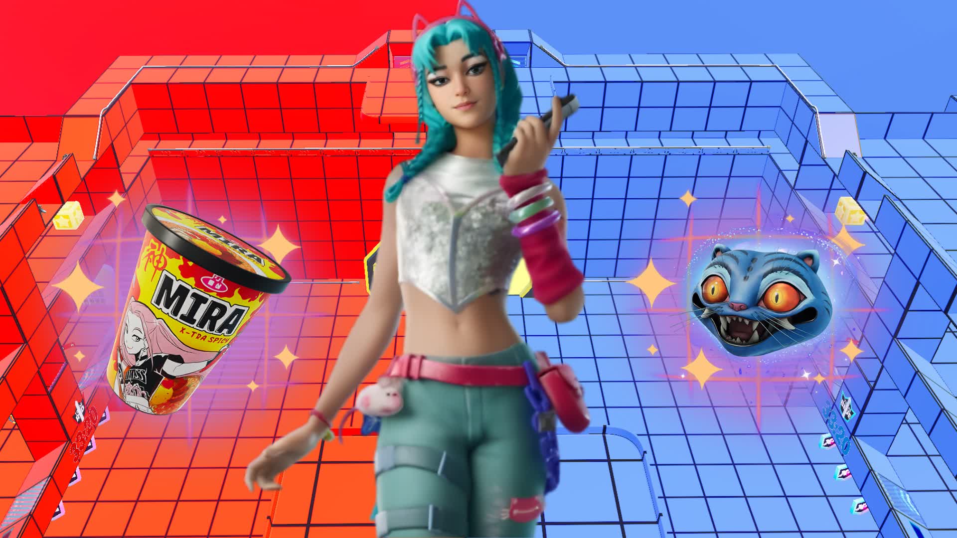 MEGA KPOP DEMONS RED VS BLUE 6178-7327-1929 by ettenxd - Fortnite ...