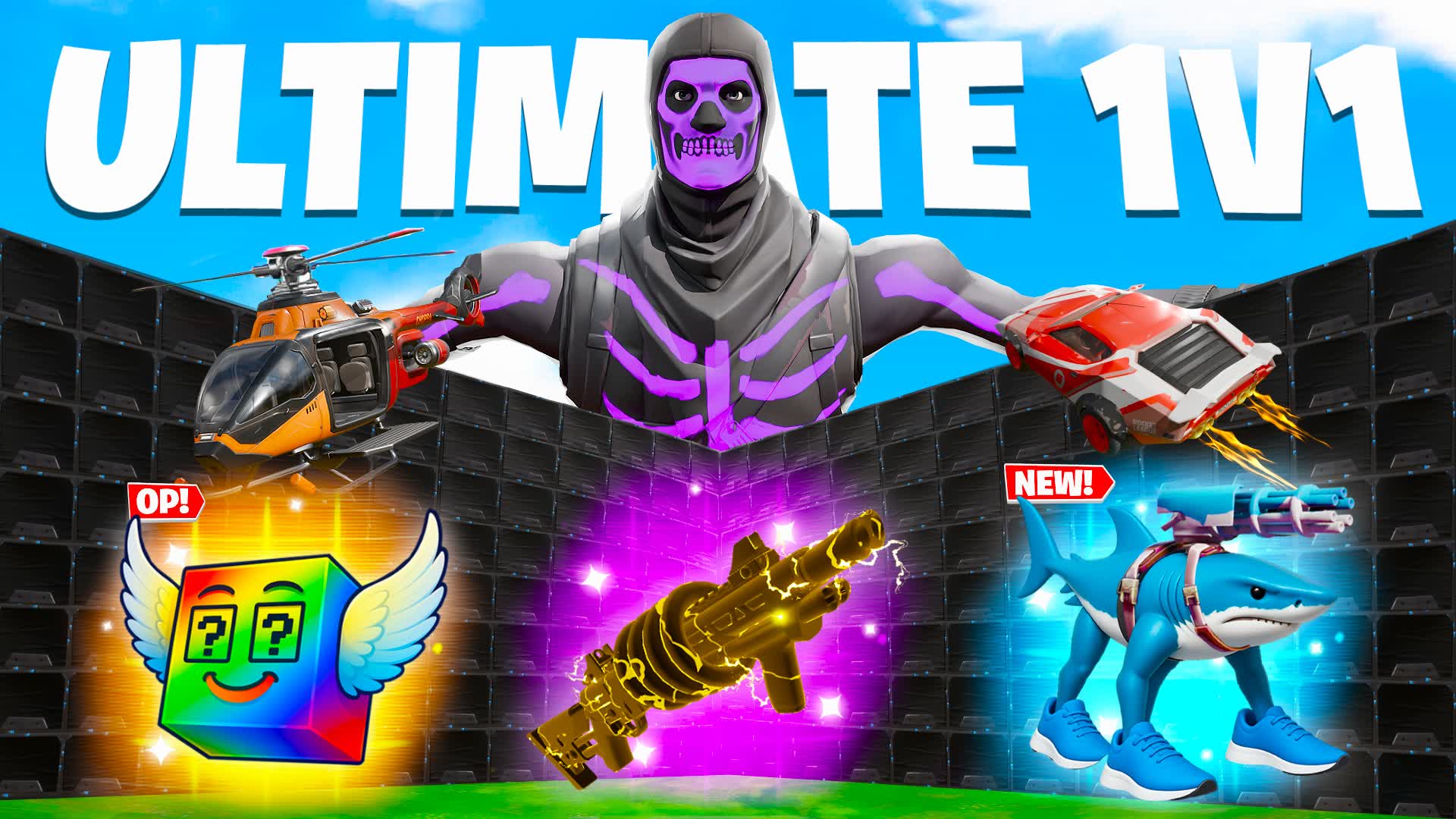 ULTIMATE 1V1 FFA ALL GUNS & VEHICLES 🎯 7791-3535-8511 by koudys - Fortnite