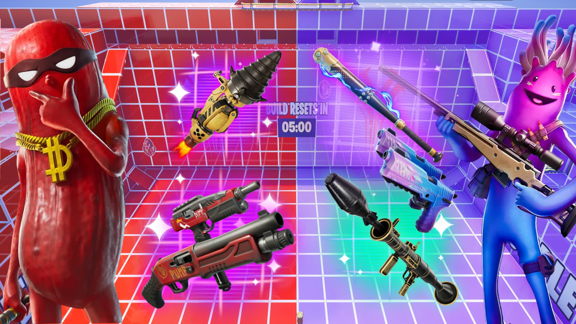 🟣PURPLE🟣 VS🔴RED🔴 2366-7889-3506 by potatas - Fortnite Creative Map Code ...
