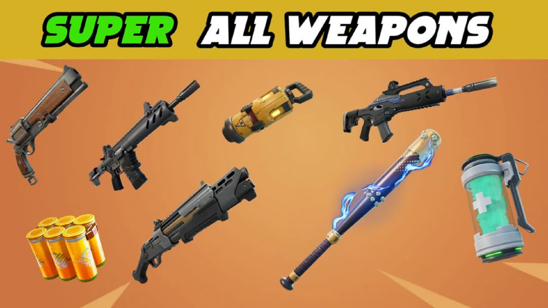 SUPER ALL WEAPONS - FREE FOR ALL 0135-0683-3233 by danoo - Fortnite ...