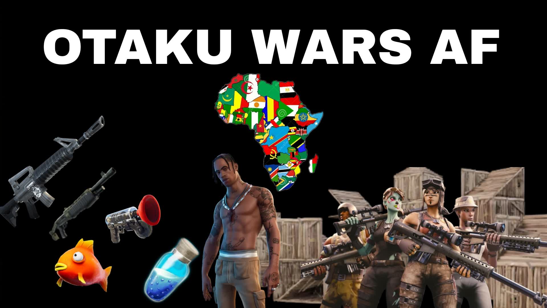 OTAKU WARS AF 0909-2533-4206 by ibra.coder - Fortnite Creative Map Code - Fortnite.GG