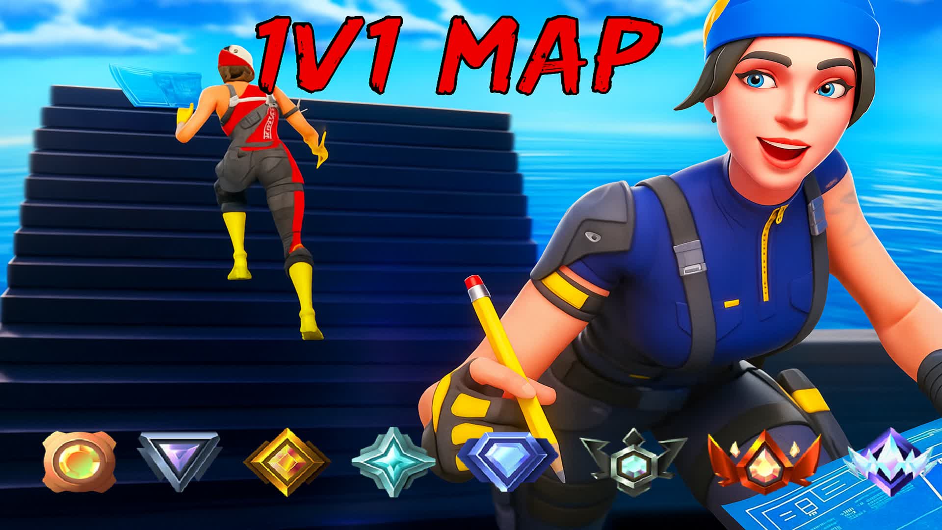 1V1 BUILD FIGHT DUELS 2613-1147-9429 by votrex - Fortnite Creative Map ...