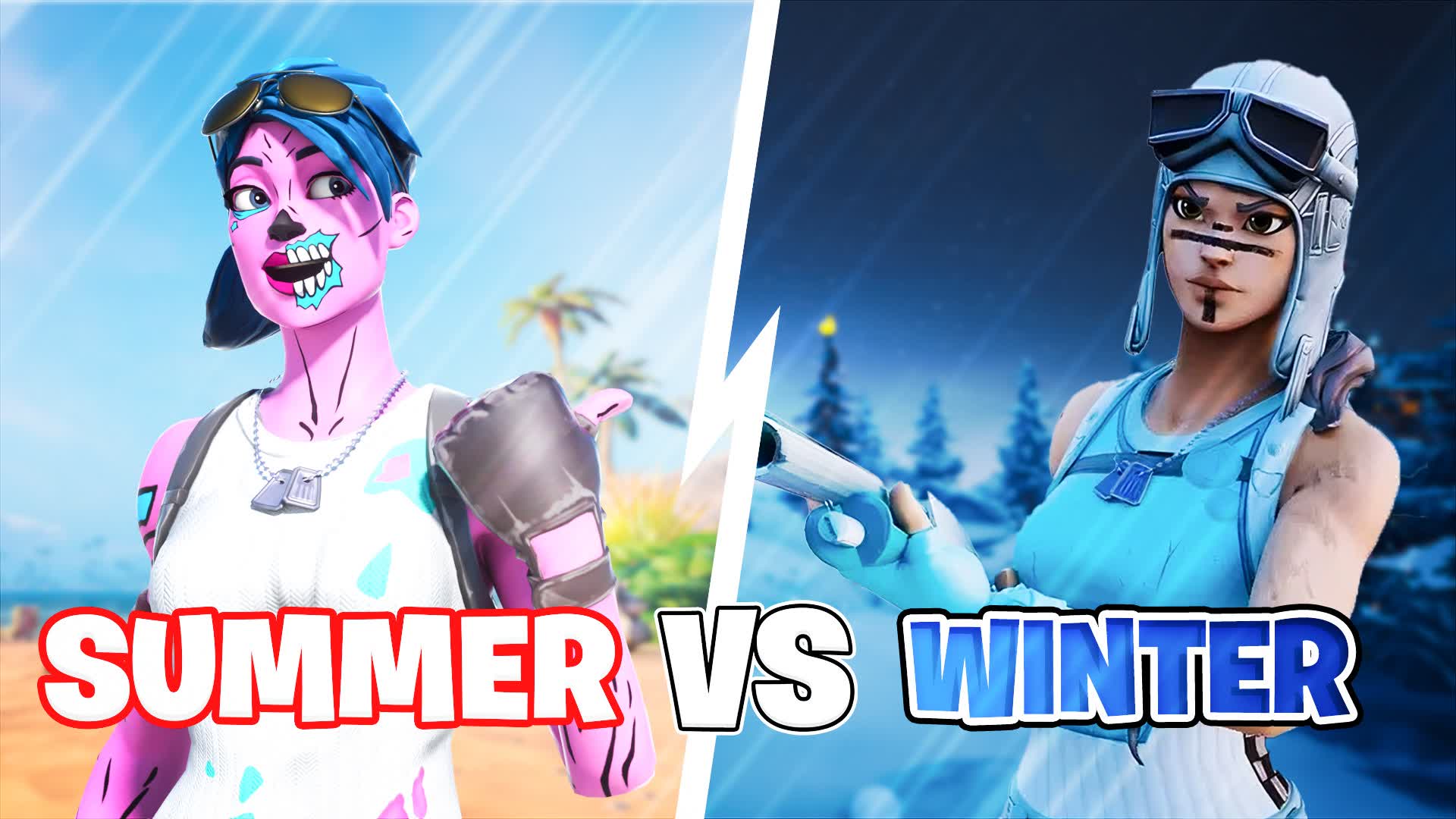 🌴 Summer vs Winter Battle ️ 1354-8180-1051 by evonexx - Fortnite ...