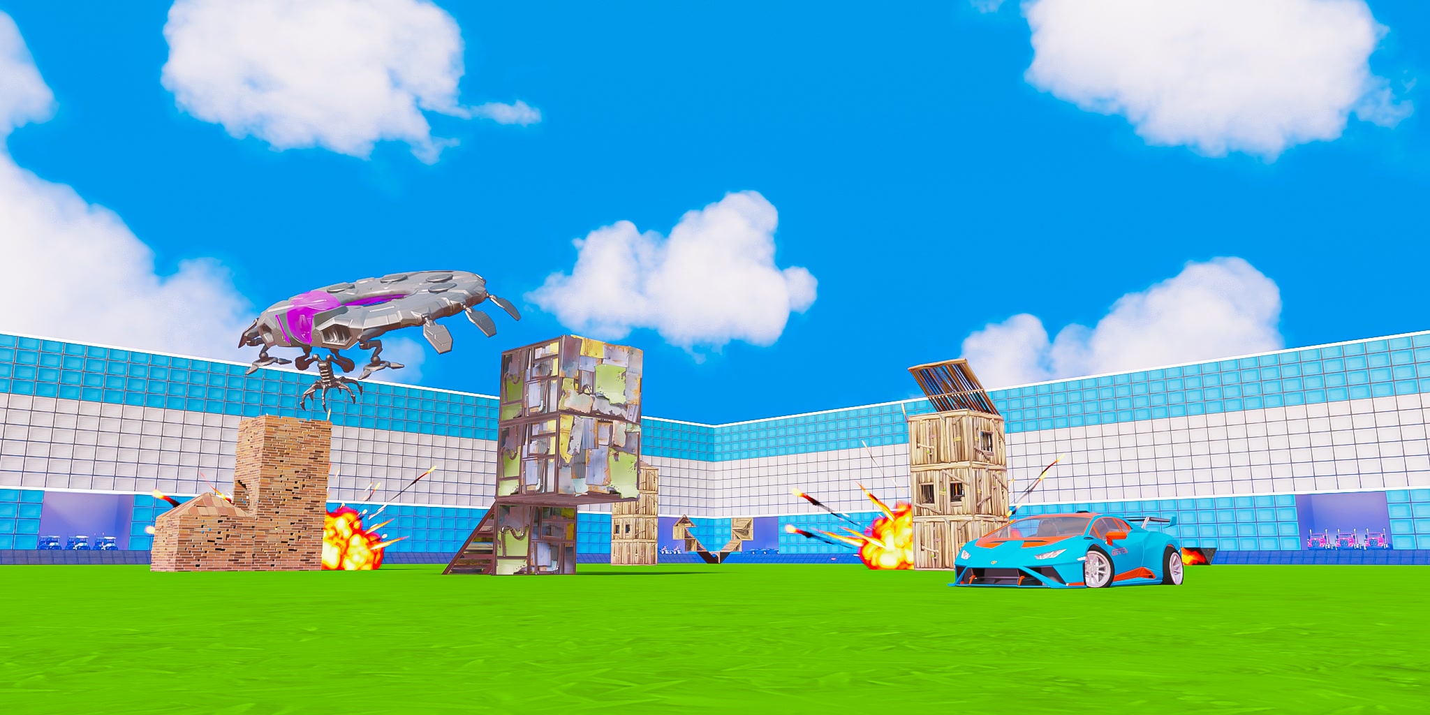 YETI 1V1 ALL GUNS & VEHICLES⭐- FFA 9898-9368-9230 by lolmaps - Fortnite ...