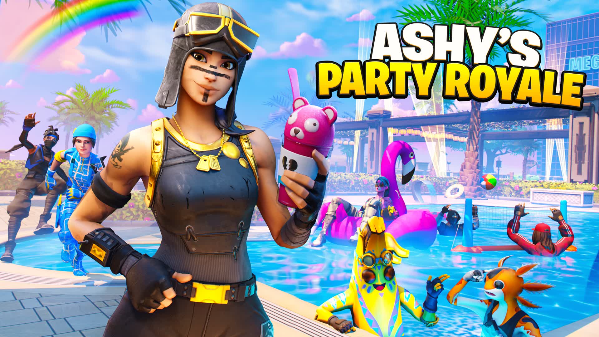 ASHY'S PARTY ROYALE 🏝️ 9631-5699-3120 by ashy - Fortnite Creative Map Code - Fortnite.GG