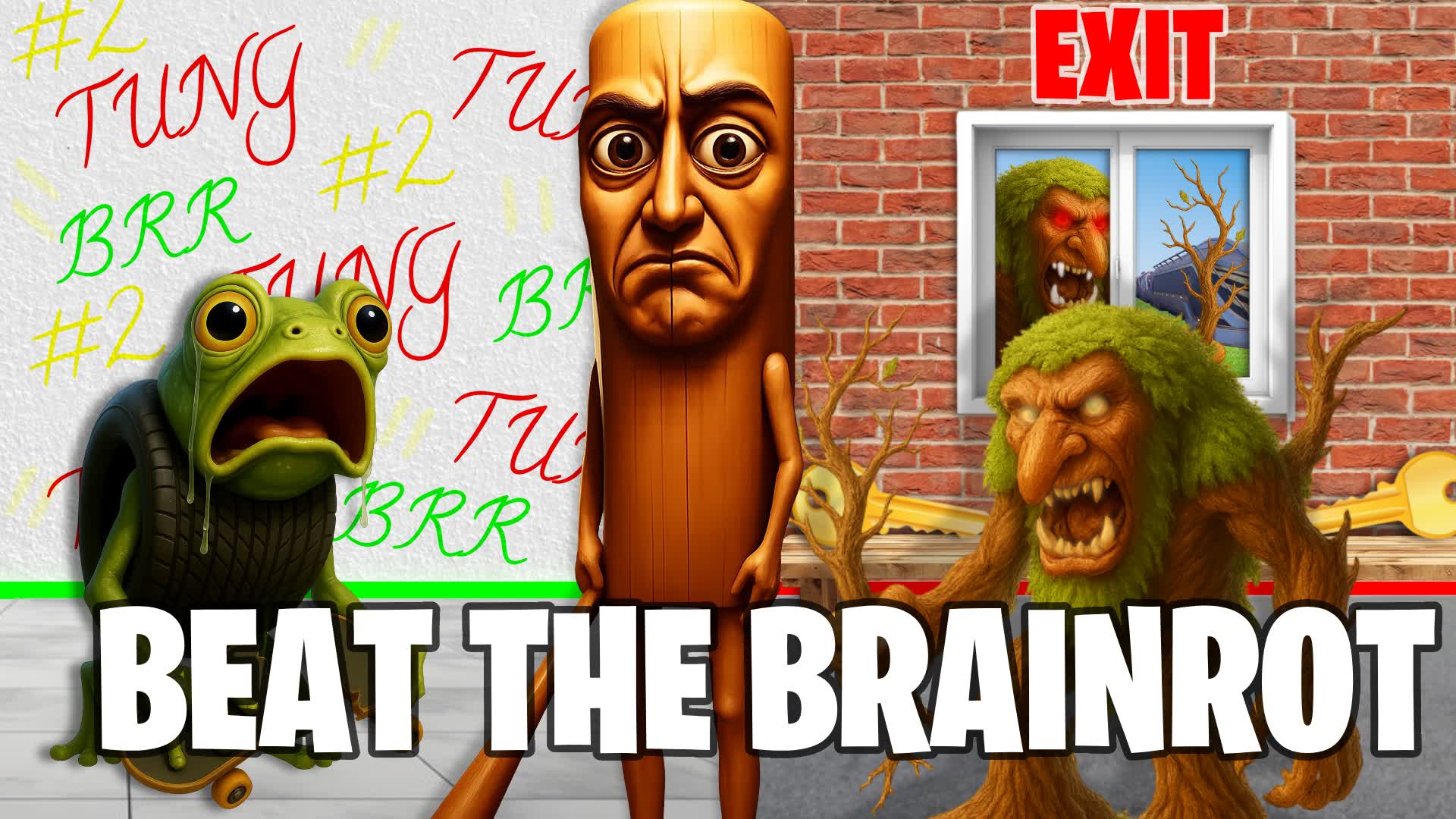 #2 BEAT THE BRAINROT [REVENGE] 8289-4101-6767 by billyliakofnc - Fortnite Creative Map Code ...