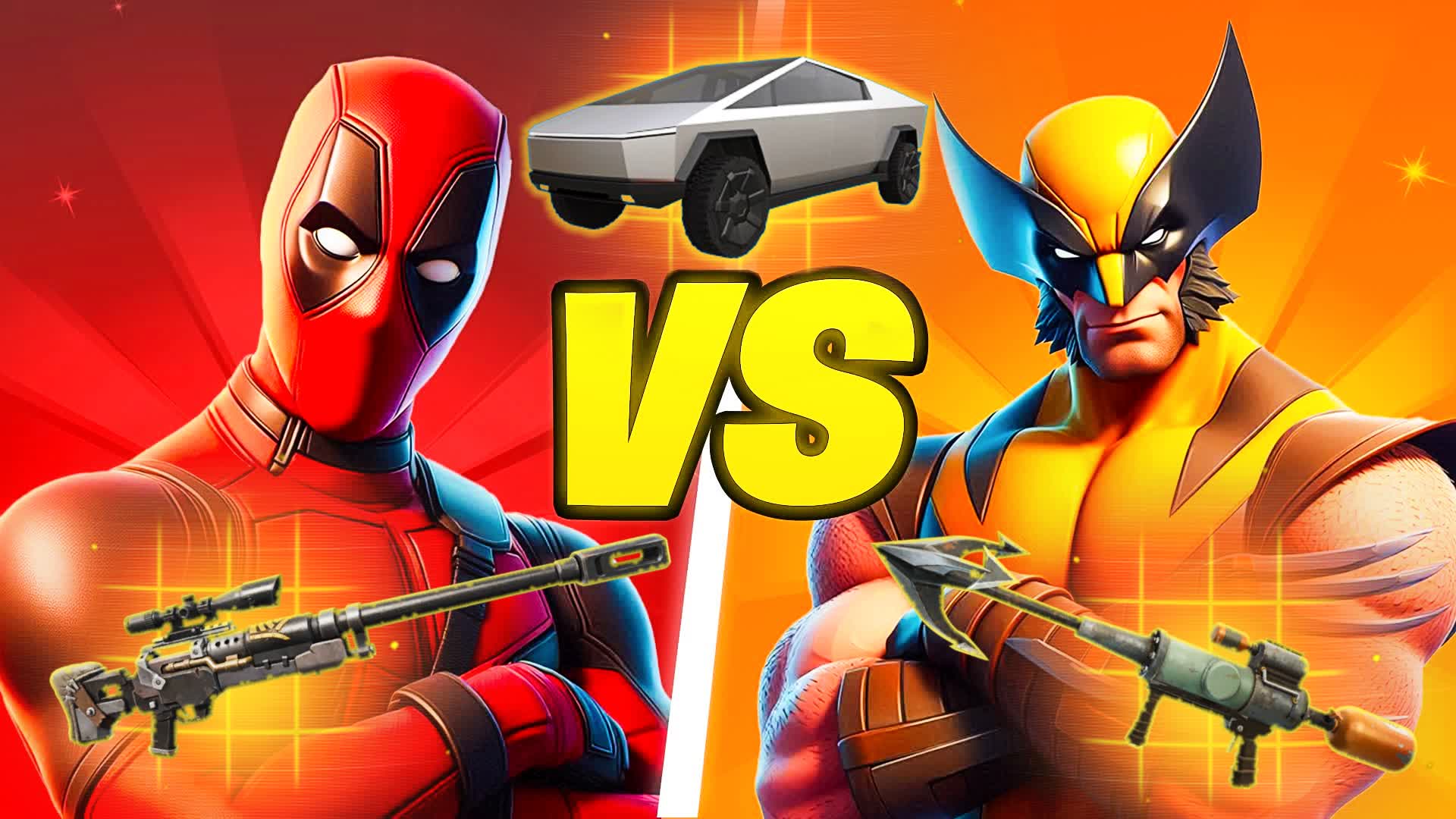 WOLVERINE VS DEADPOOL🟡🔴 1931-0372-0419 by oura - Fortnite Creative Map ...