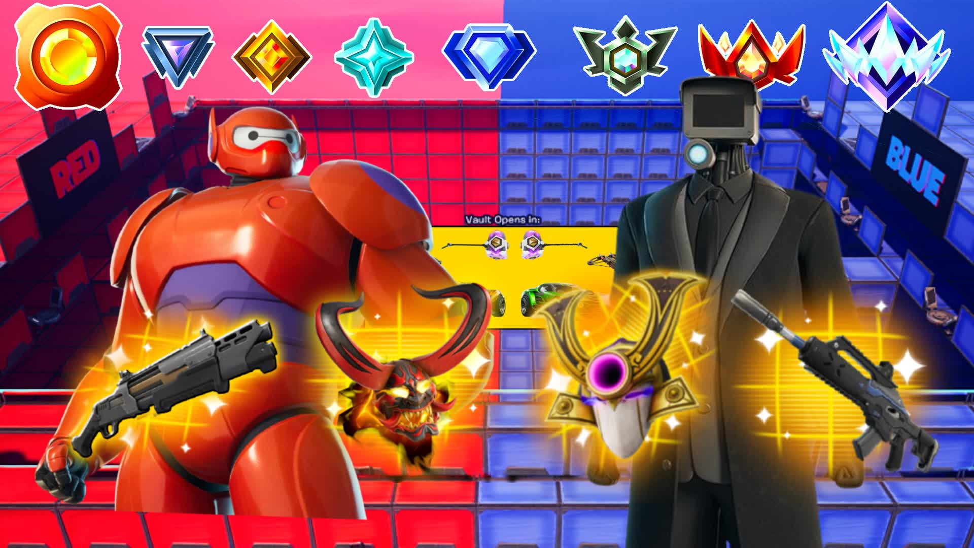 Super OP Red Vs Blue🔴🔵 8540-7885-3495 by pyzic - Fortnite Creative Map ...