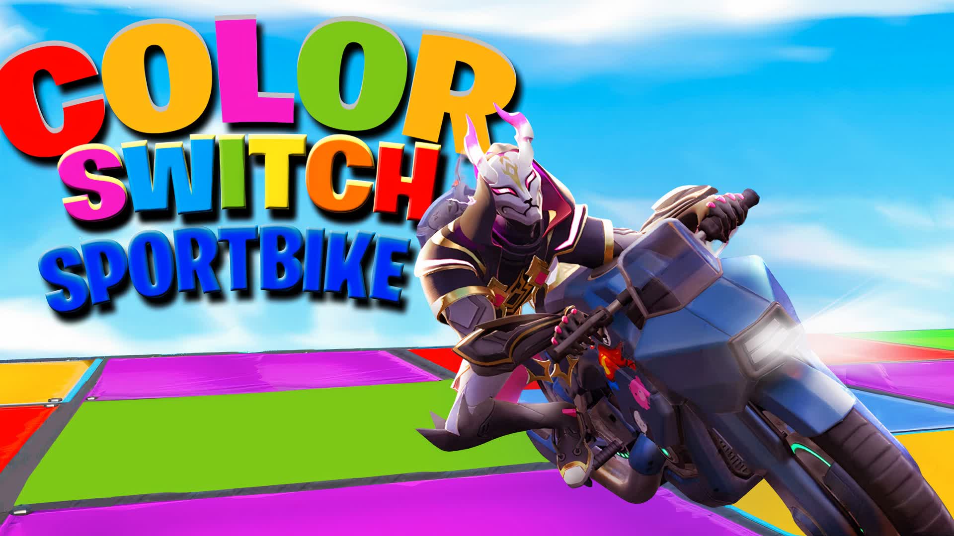 🏍️SPORTBIKE COLOR SWITCH🌈 1646-4491-2142 by foxy36 - Fortnite Creative ...