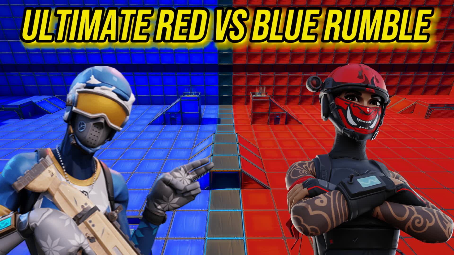 🔴 Ultimate Red vs blue Rumble 🔵 8853-9027-7094 by pixeldime - Fortnite ...