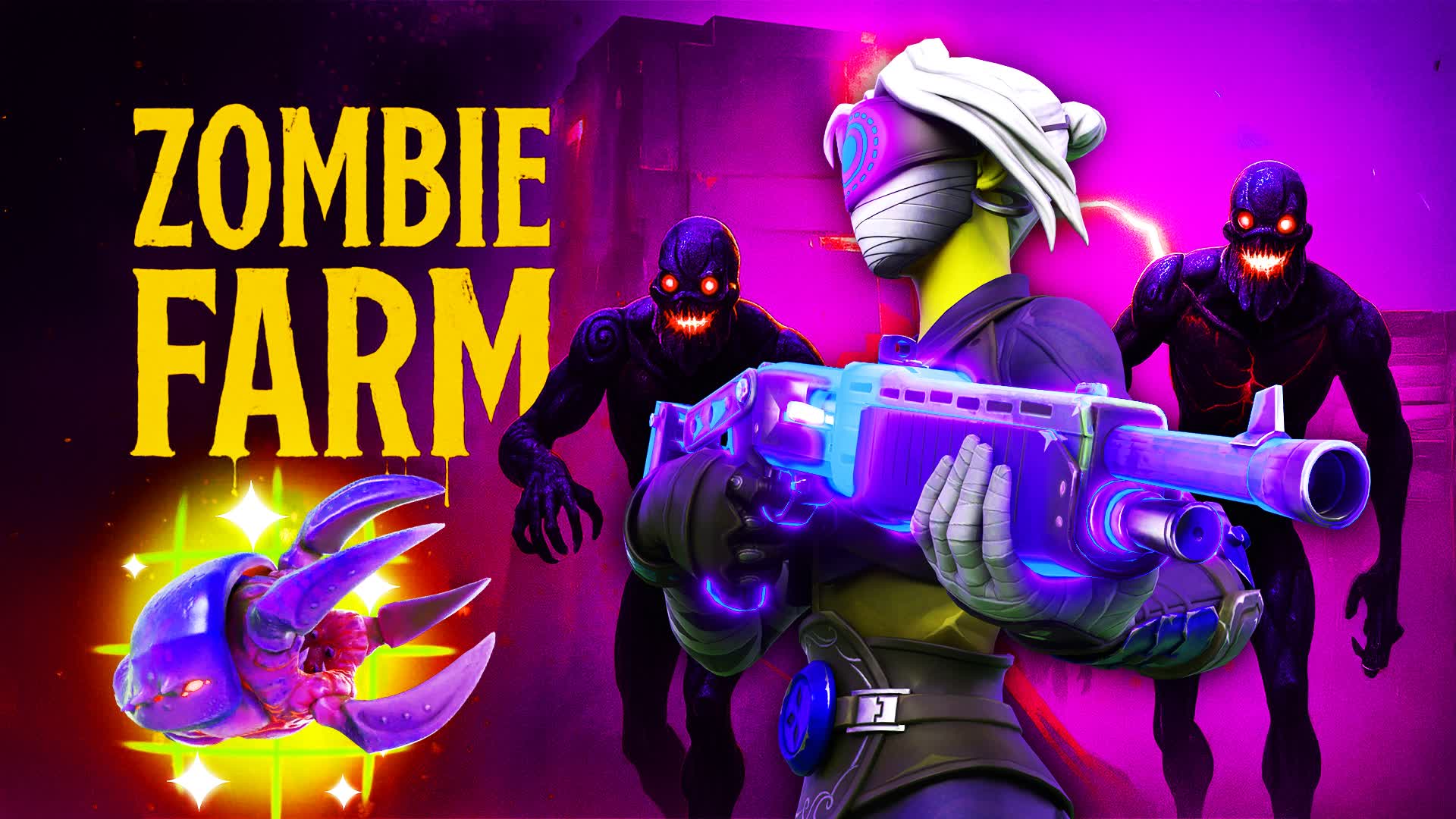 ZOMBIE FARM زومبي المعرقين 🧟 0099-1694-8604 by hera.fn - Fortnite ...