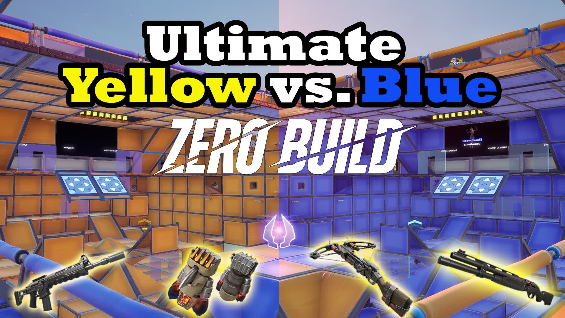 🎯 ULTIMATE Yellow vs Blue 🔥 9930-6118-6989 by shawnimotor - Fortnite ...