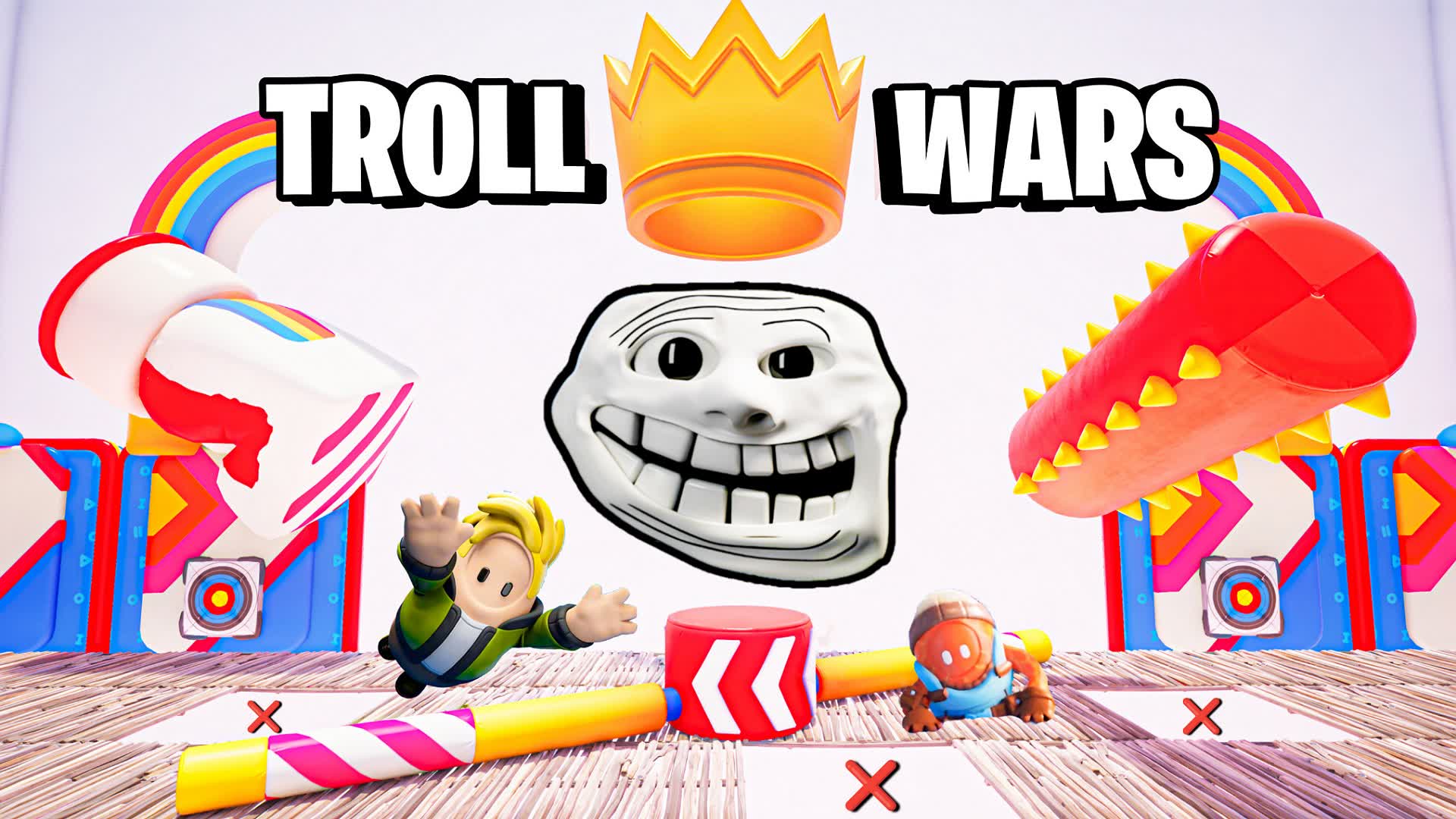 FALL GUYS TROLL WARS 🤣 5829-7367-8152 من ابتكار dun - Fortnite