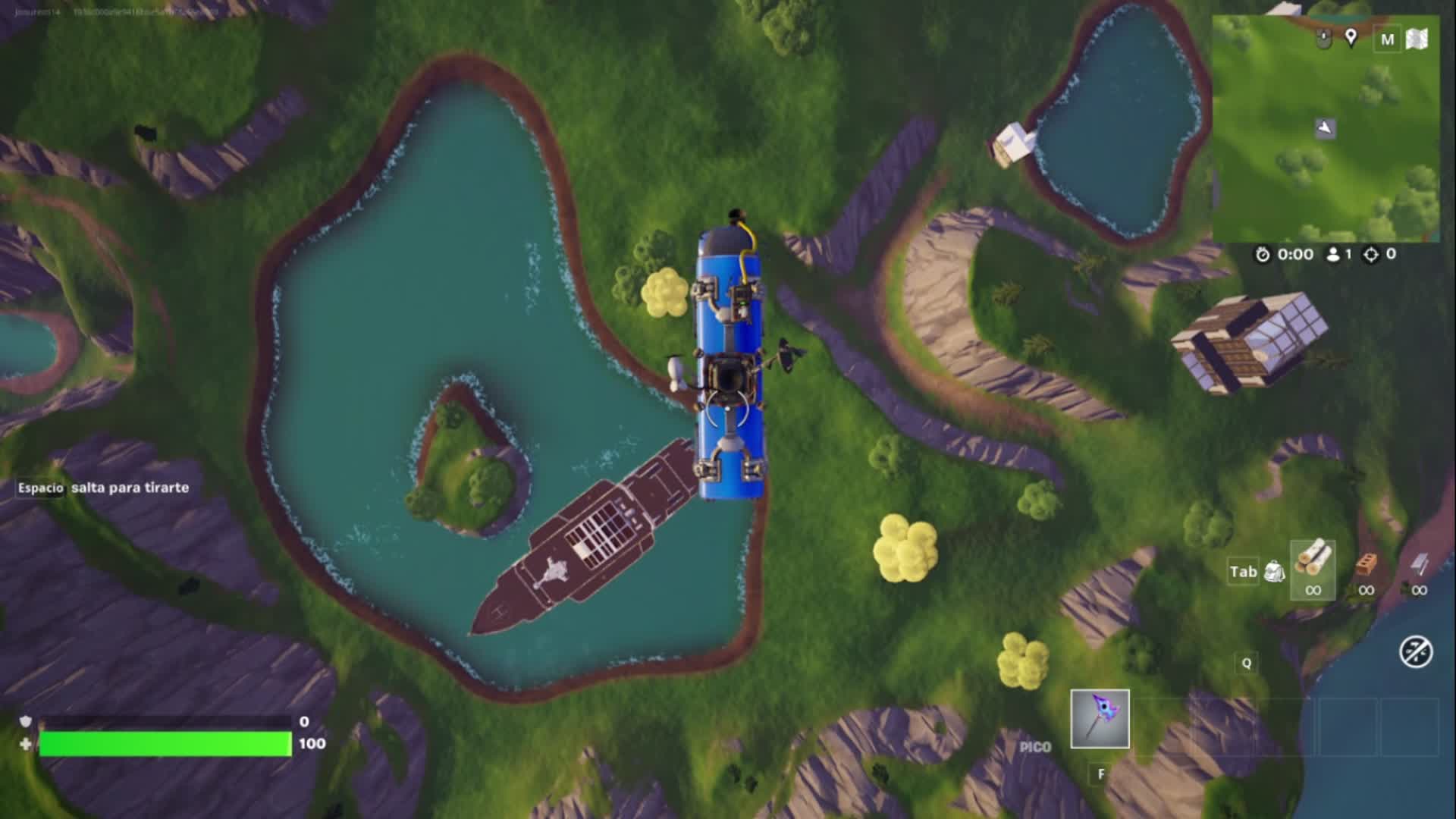 BETA - BATTLE ROYALE WHIT BATTLE BUS 1366-5654-0822 by jonurres - Fortnite