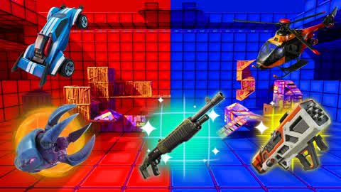 MEGA CHAOS RED VS BLUE🔴🔵 3023-7526-8252 by hypexstudio - Fortnite ...