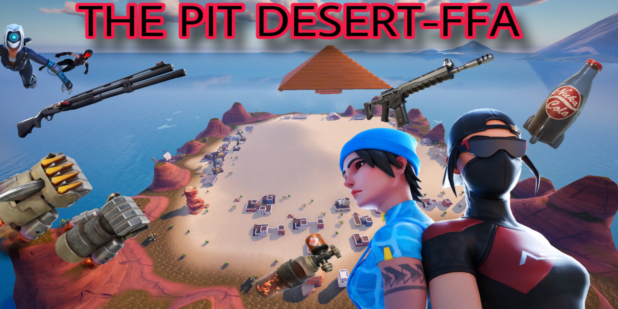 THE PIT DESERT - FREE FOR ALL 1037-2222-5214 by fadedit - Fortnite ...