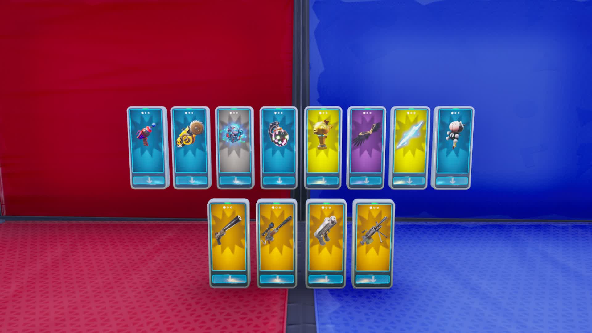 ITEMS RED VS BLUE 5874-4900-4867 by procreative - Fortnite Creative Map ...