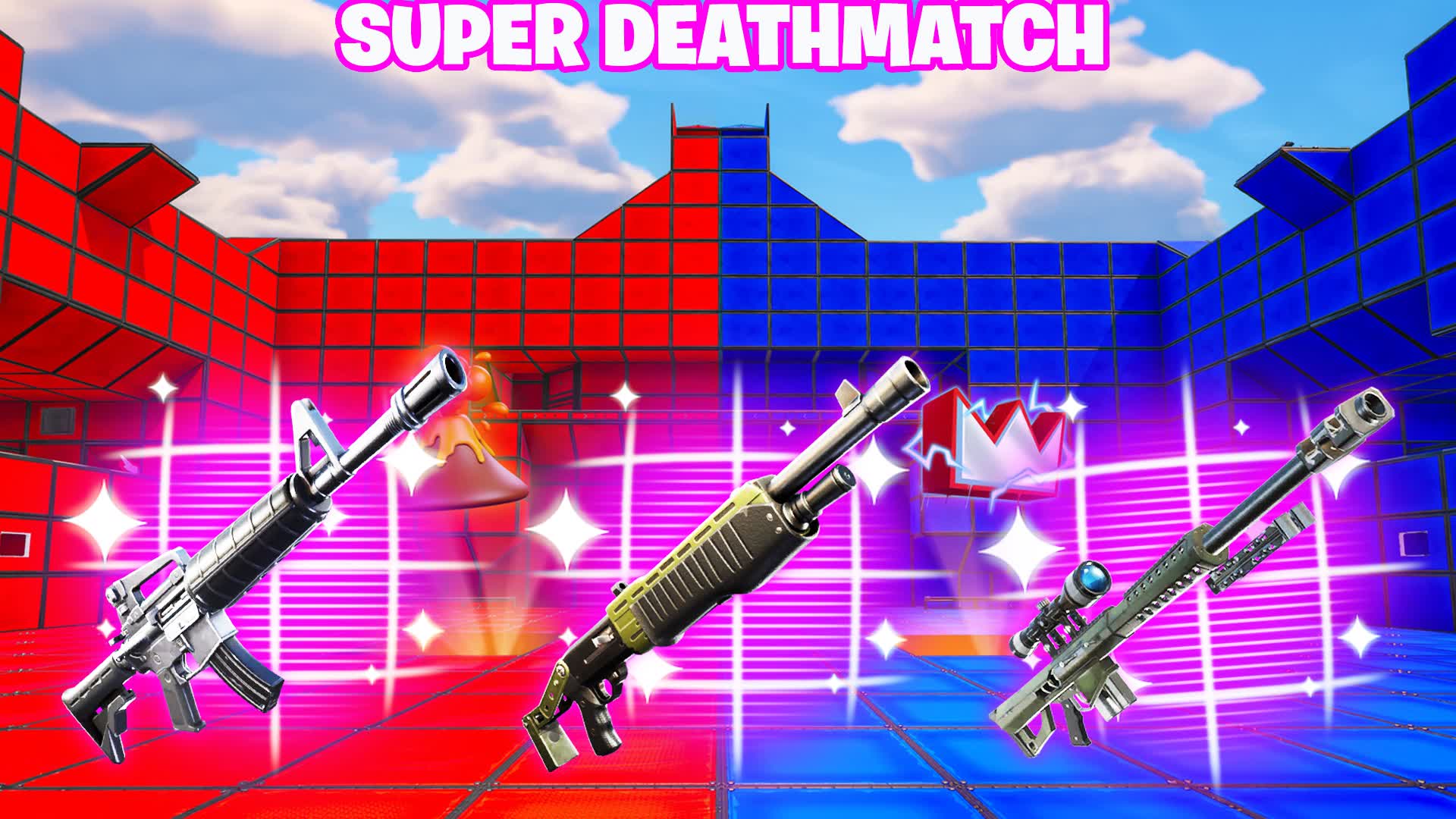 SUPER ROJO VS AZUL 🔴🔵 DE DEAN 0546-7331-0374 de red-vs-blue-hub en Fortnite
