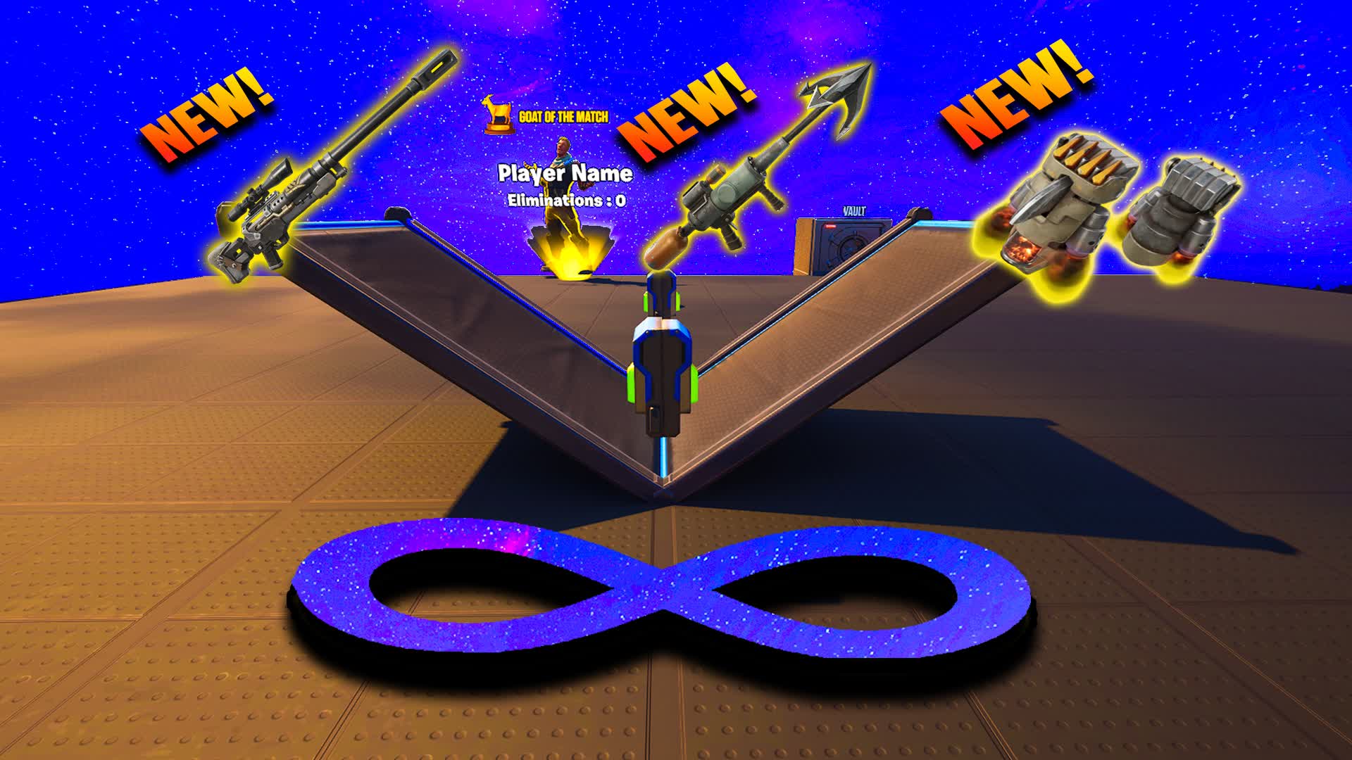 1v1 Map with Every Gun 🔫 2081-7354-3343 by cejezy - Fortnite Creative Map Code - Fortnite.GG