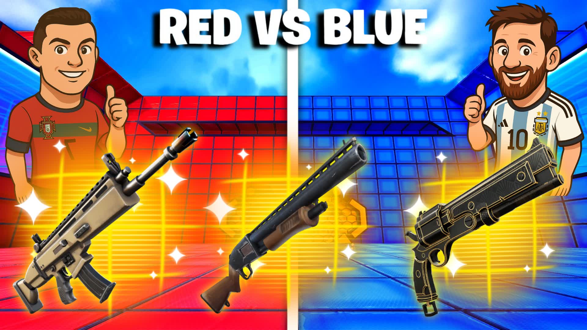 BRAINROT 🌟 RED VS BLUE 🔴🔵 (FUNNY) 9641-2001-1648 by redvsbluepit - Fortnite Creative Map Code ...