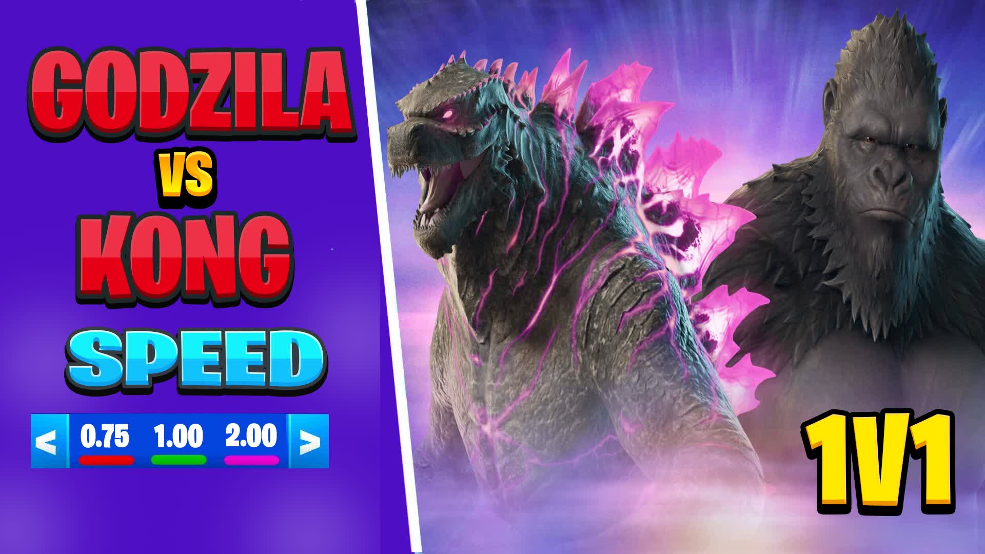 GODZILA VS KING KONG PVP EVENT🦍 7650-5431-9129 by juan1fnn - Fortnite Creative Map Code ...
