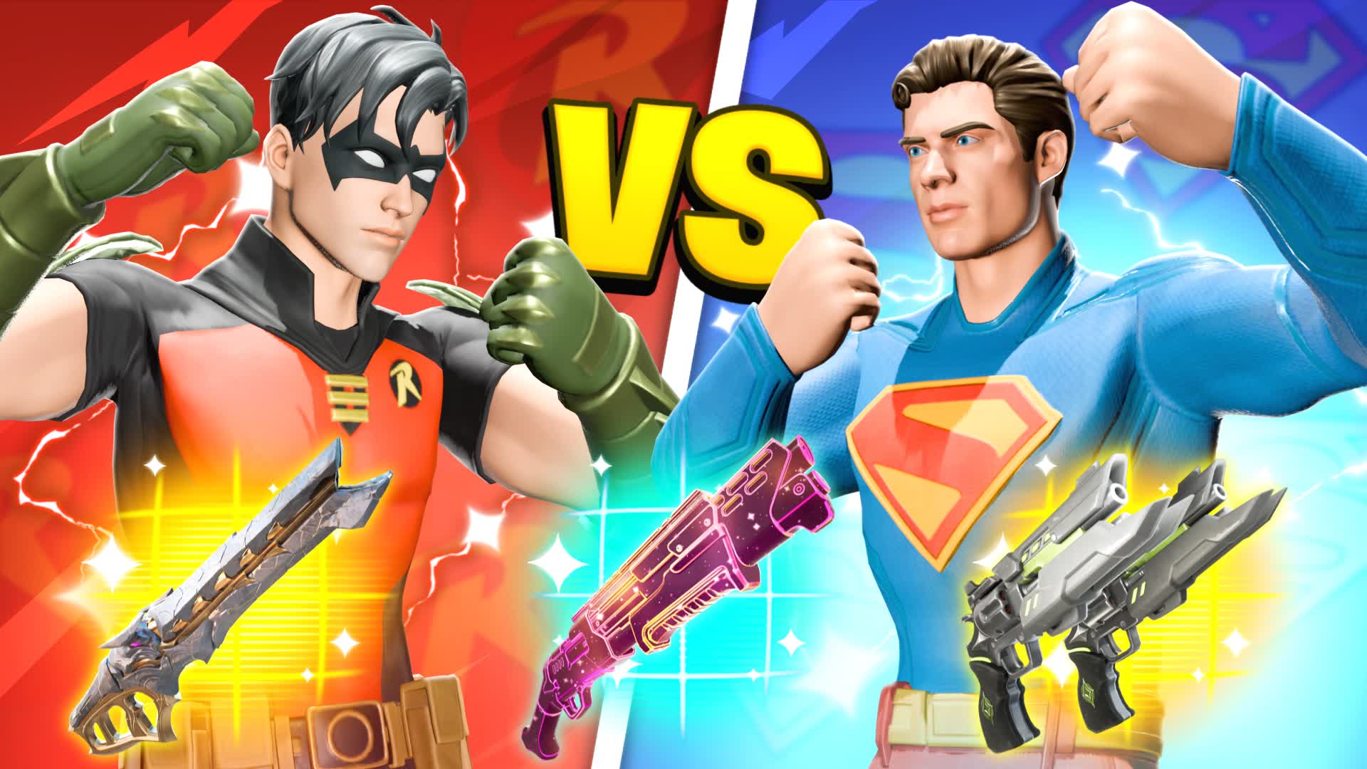SUPERMAN VS ROBIN ⭐️ ROJO VS AZUL 🔴🔵 6831-4149-5844 de oskxrvb en Fortnite