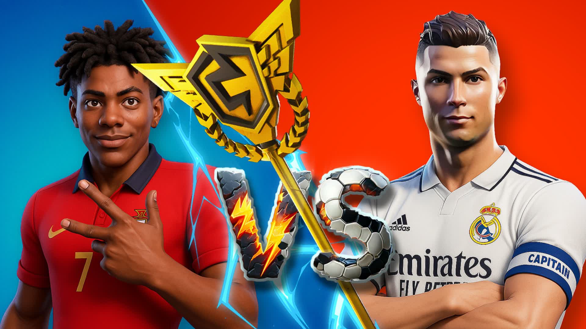 ISHOWSPEED VS RONALDO CRAZY RED VS BLUE 8117-7648-5979 by chmurabtw ...