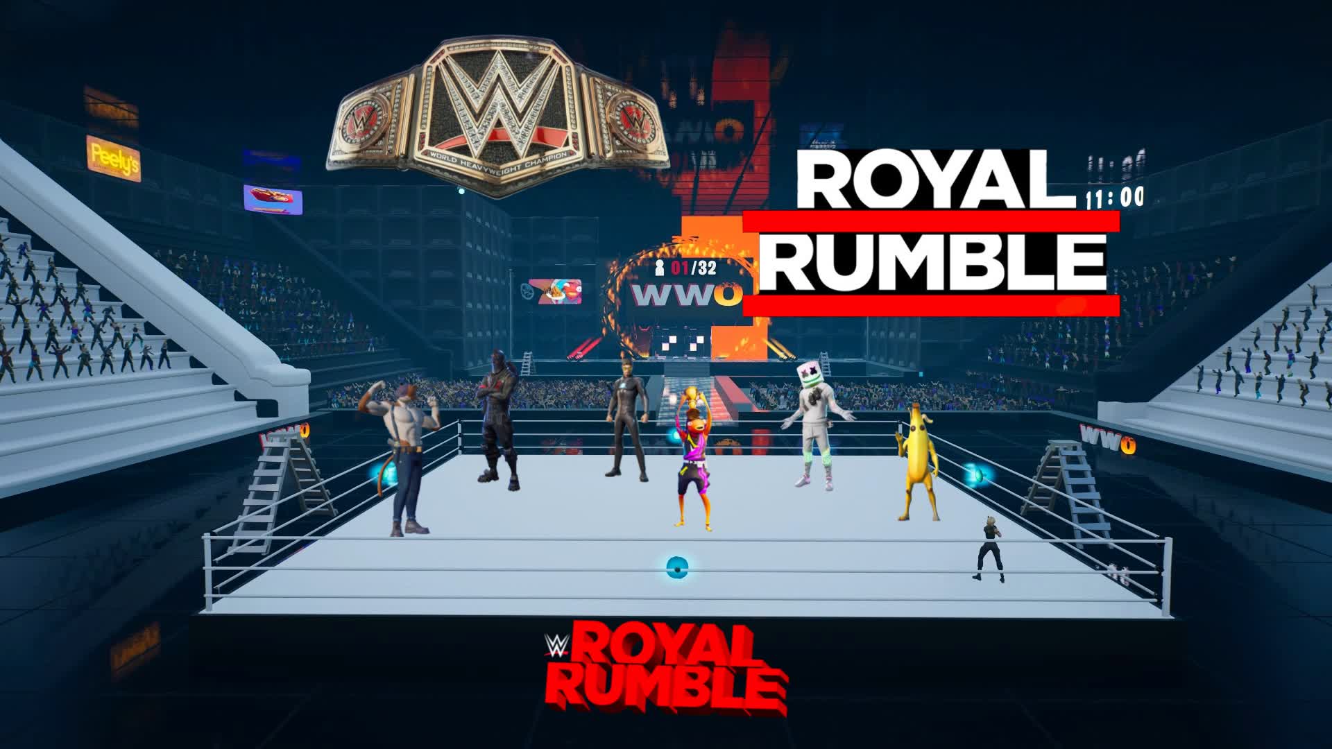 WWE NEW UPDATE⚡ 6892-2435-9523 by z00z - Fortnite Creative Map Code ...