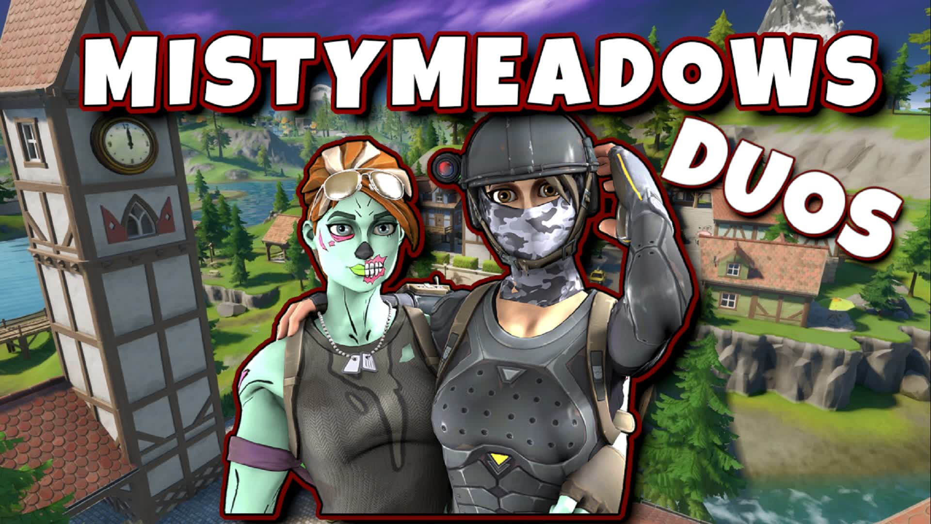 🌲MISTY MEADOWS DUOS🌲 2266-8614-8669 by lil-wikipedia - Fortnite Creative Map Code - Fortnite.GG