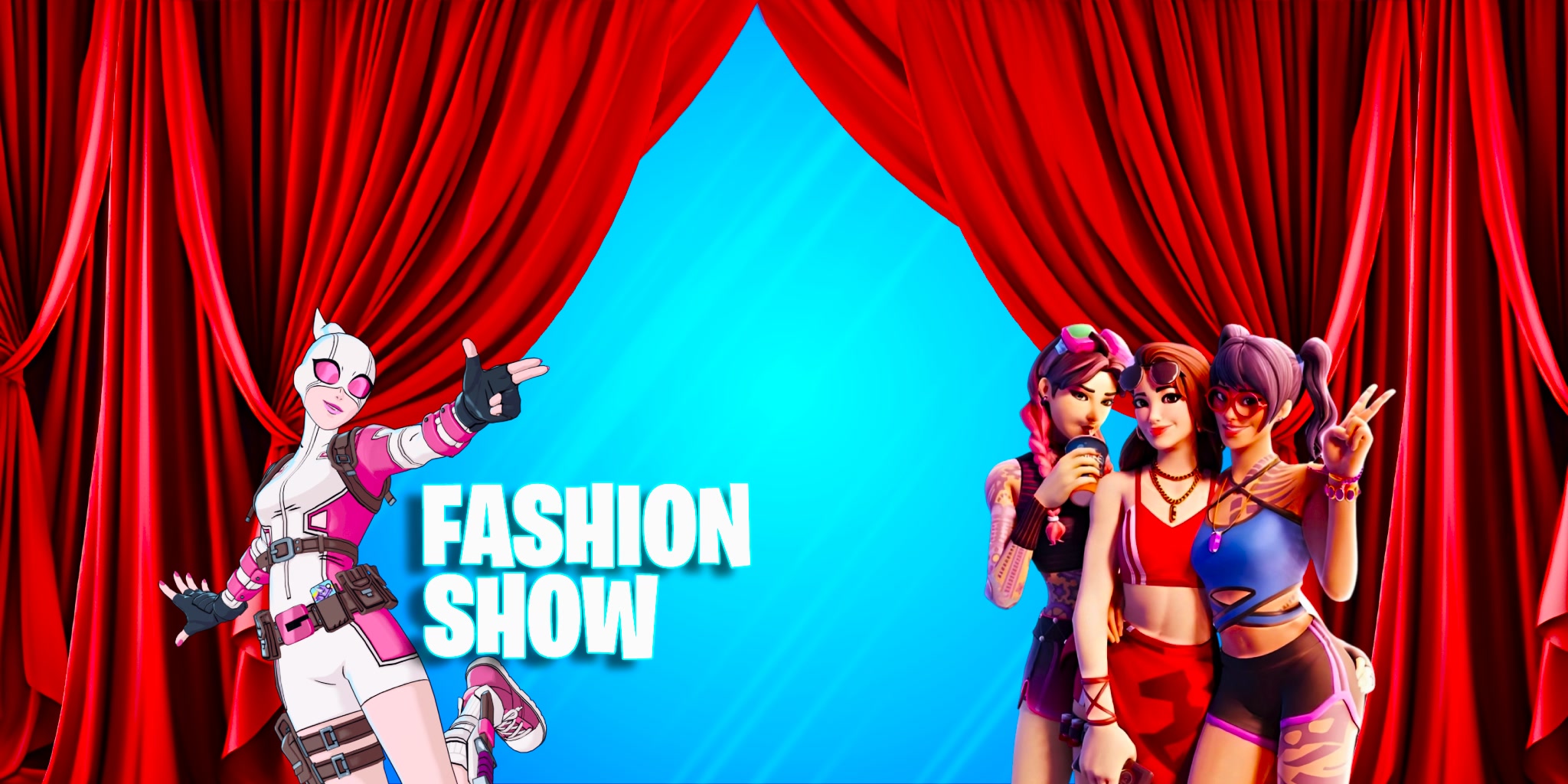 FASHION SHOW PVP 9034-6968-3380 by hoverhh - Fortnite Creative Map Code - Fortnite.GG