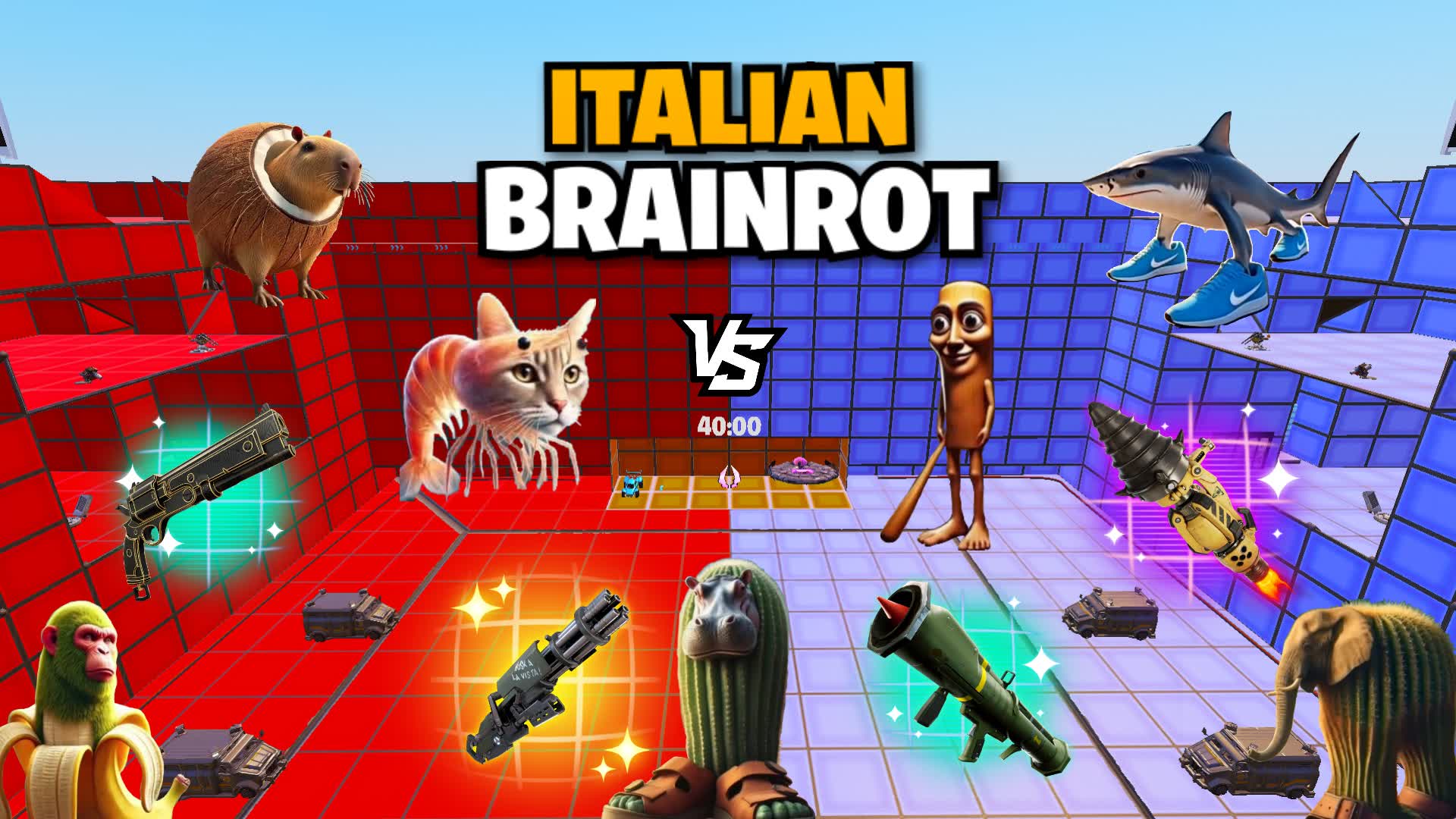 ITALIAN BRAINROT🧠ULTRA RED VS BLUE 🔴🔵 0864-4828-4819 by quix_nex ...