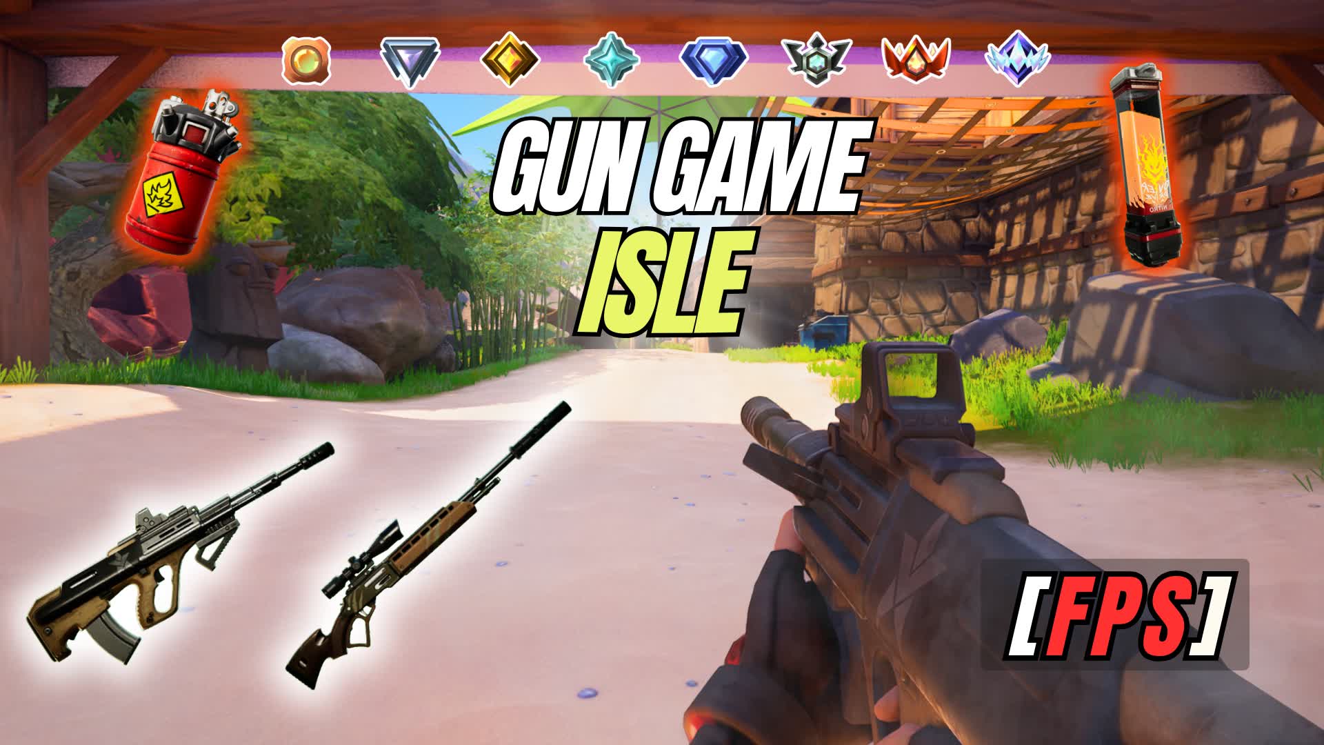 ISLE - GUN GAME [FPS]💥 3008-9552-2747 by zitrone00 - Fortnite Creative ...