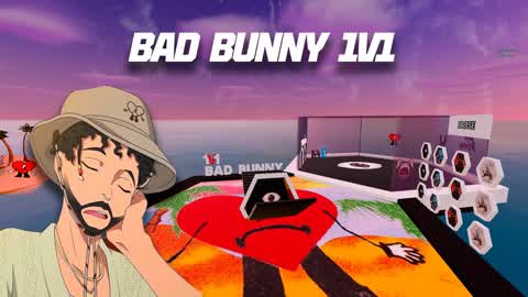 1v1 Bad Bunny 8297-0797-1672 by dinobyakko - Fortnite Creative Map Code ...