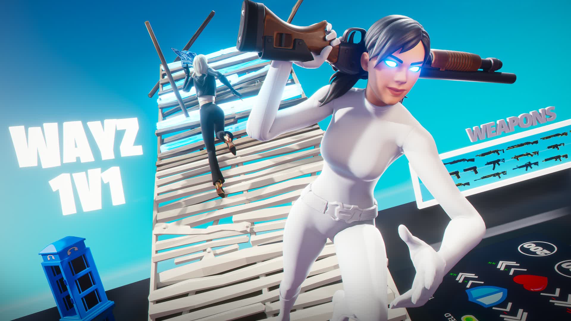 Wayz 1v1 MAP (200 PUMP!) 9135-9934-7292 by zet - Fortnite Creative Map Code - Fortnite.GG