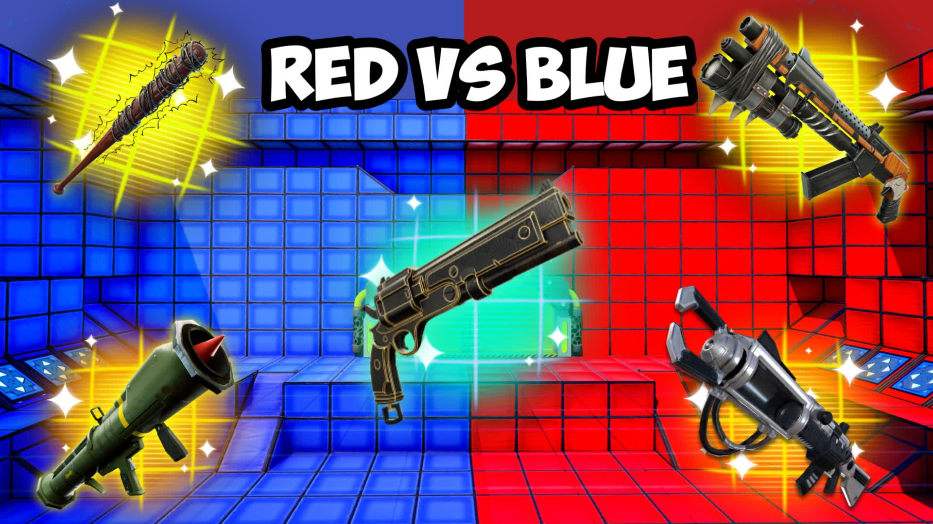 MEGA RED VS BLUE🔴🔵 1788-0763-9792 by ghostmama - Fortnite Creative Map ...
