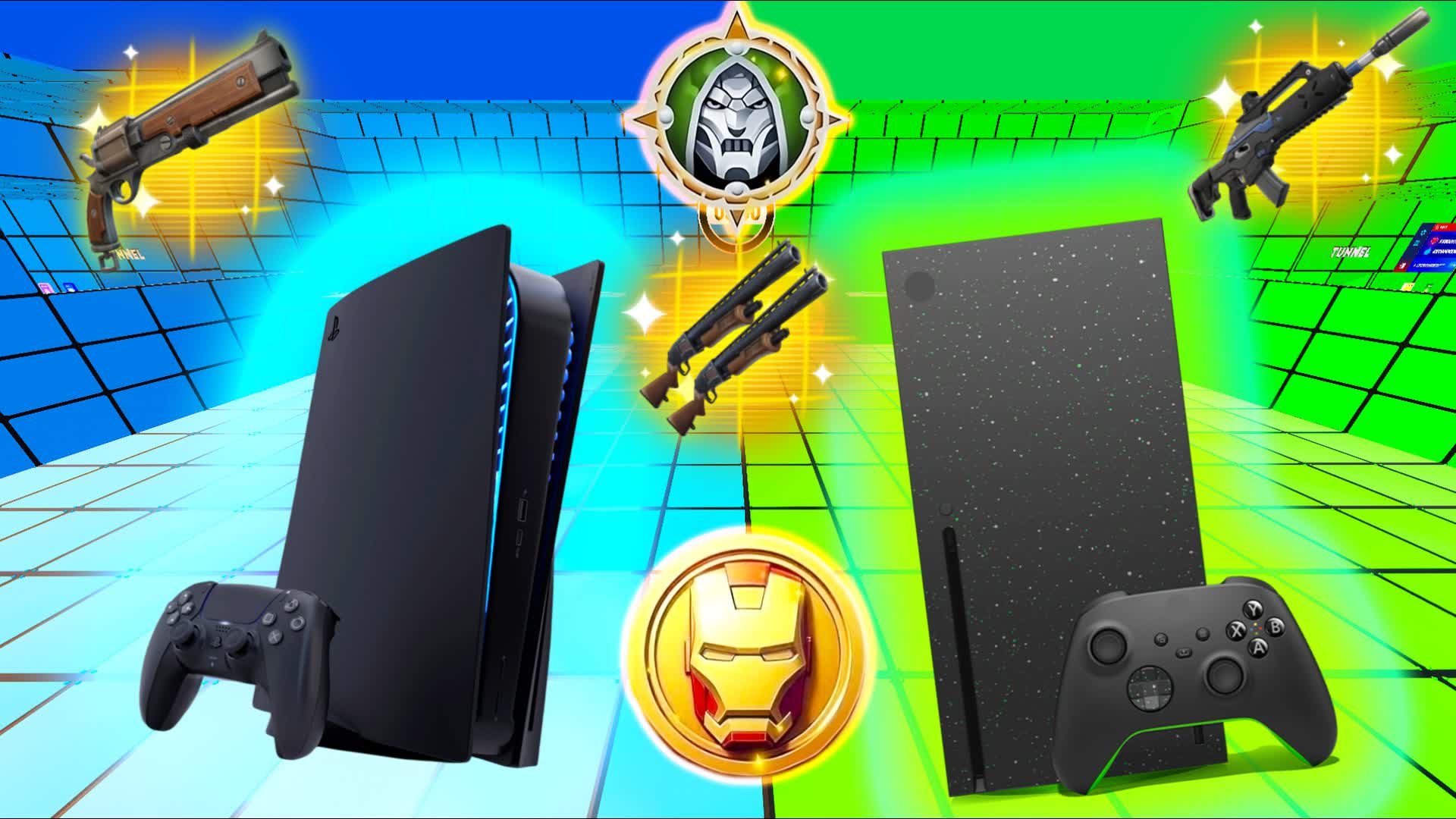 💙PLAYSTATION VS XBOX💚 COMBAT BASE WARS 6928-2602-8757 by vladutzcreate ...